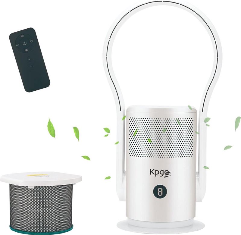 Kpgo - Ventilator - Luchtreiniger - HEPA filter - Luchtfilter - Curved ...