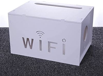 YHQKJ Wifi Router Beugel Set-top Doos Rek Wandplank Massief Houten ...