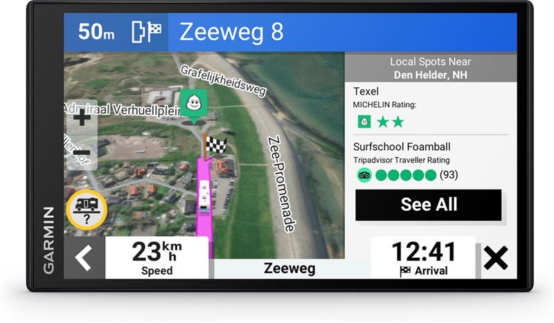 Garmin Camper 795 - Caravan/Camper Navigatie met Camping Database ...