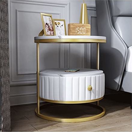 KIZQYN Nachtkastjes Marmeren sofa hoek kast slaapkamer opslag ...