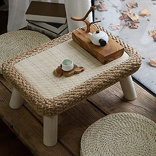 jjdjdj LHLLHL Rattan Erker Table kleine salontafel tatami Simple Huis ...